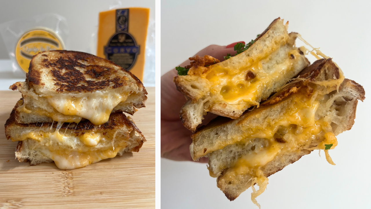 Double Decker Grilled Cheese (Corvo & Pico Cheeses) – Portuguese Cheese ...